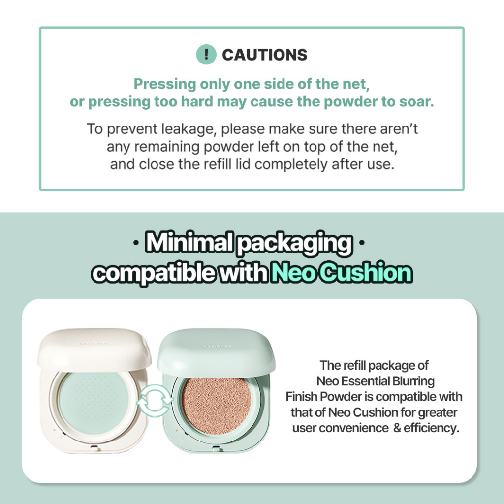 LANEIGE Neo Essential Blurring Finish Powder -Infused powder with a ...