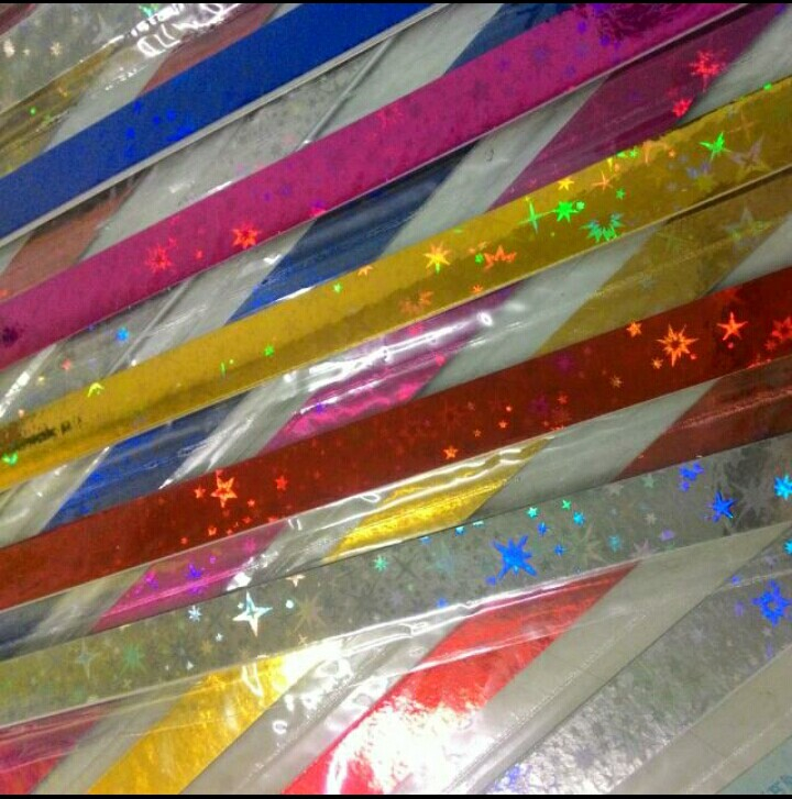 60pcs Origami Lucky Star Paper Strips Starry Starry Night Pearl 60A ...