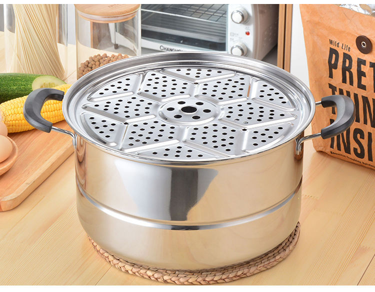 Pantry🍳 Stainless Steel Steamer Plate Steaming Tray Hidangan Kukus ...