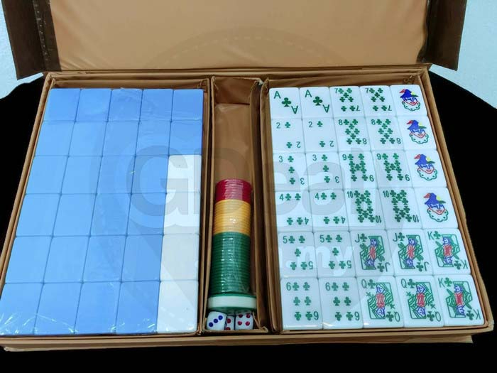 (888 LAMI) Real Poker 5kg Mahjong Board (Full White) - RUMMY | Shopee ...