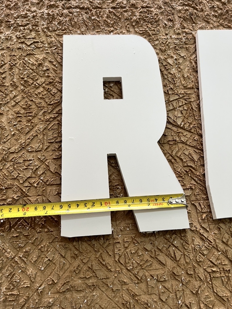 Custom PVC 3D Logo Signage | 3D Lettering [ Q-Z ] | PVC Foam Board | UV ...