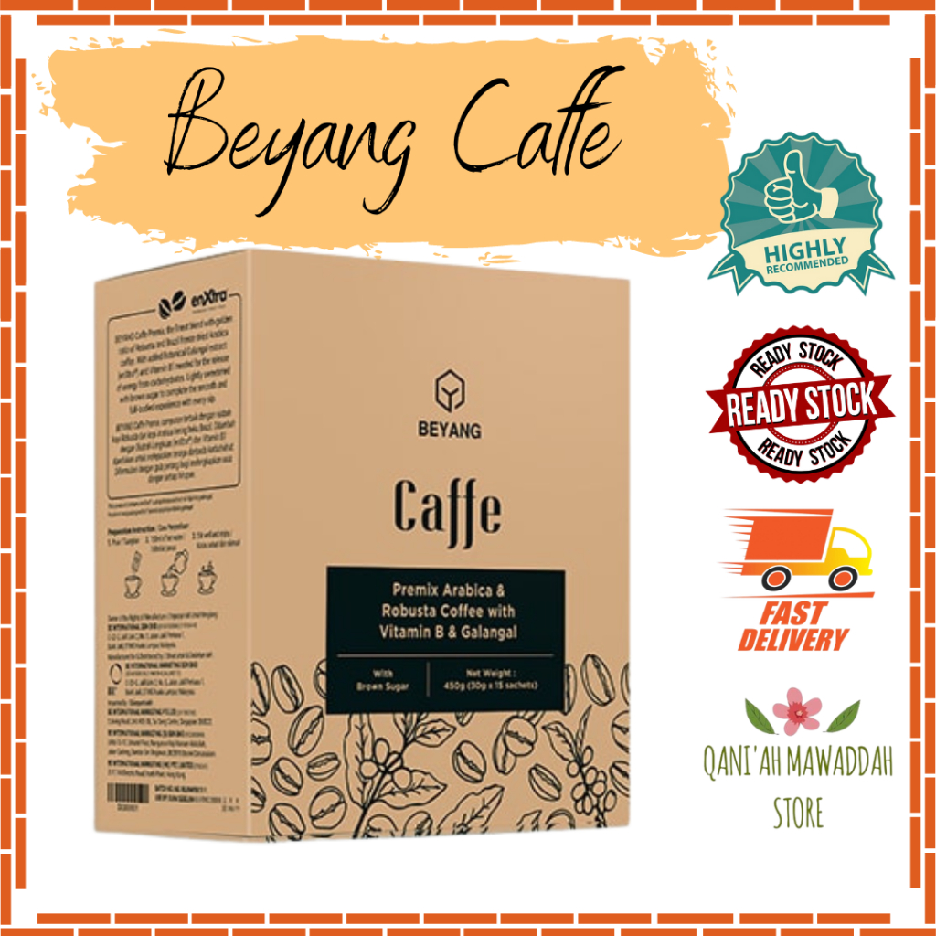 BEYANG CAFFE NATURAL CAFFE 100% ARABICA ROBUSTA COFFE BEANS WITH ...
