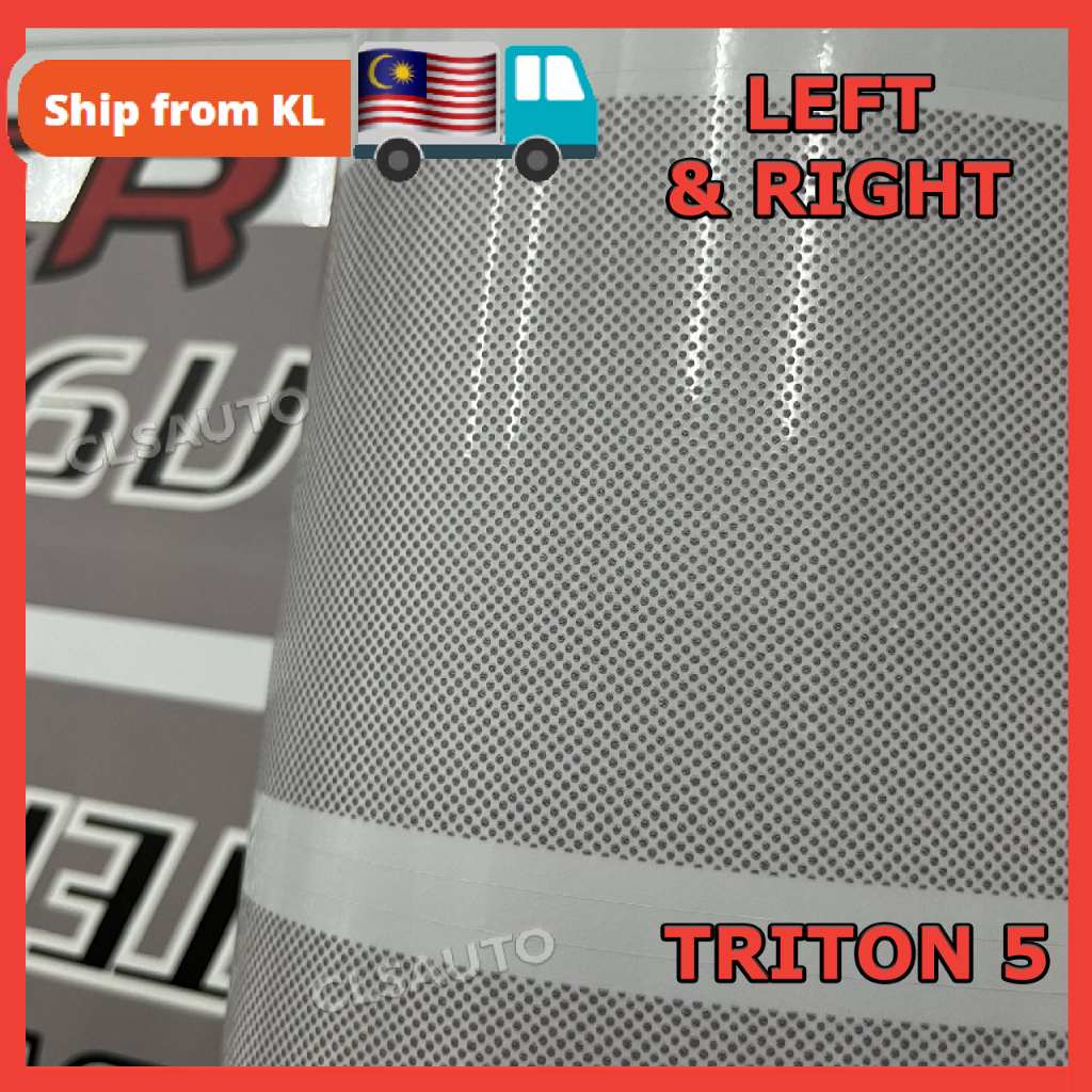 MITSUBISHI TRITON Body Sticker Side Lining (6 Designs) - Pelekat Triton ...
