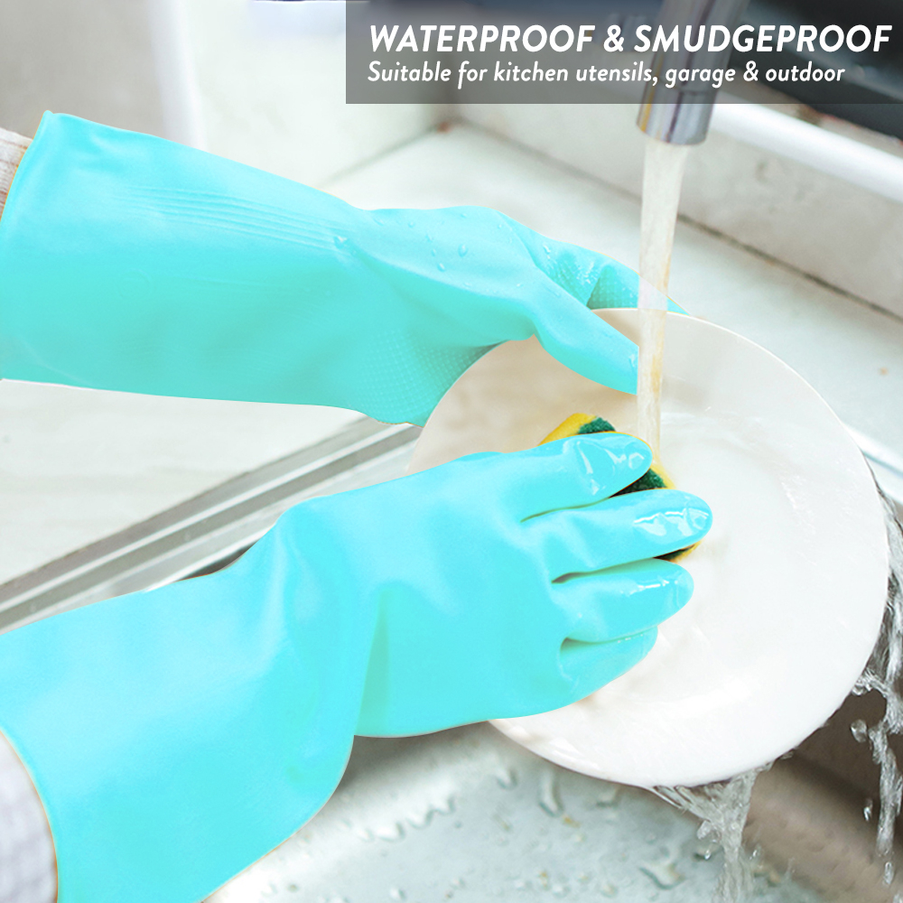 Elianware x Soclear Chemical Resistant Nitrile Glove Long Cuff Getah ...