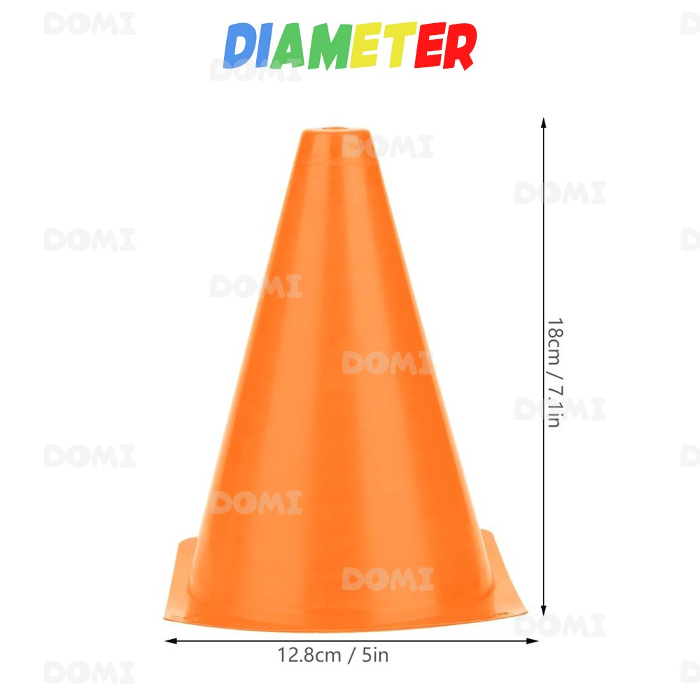 DOMI Colorfull Training Cone School Outdoor Activity Floor Marker Sport ...