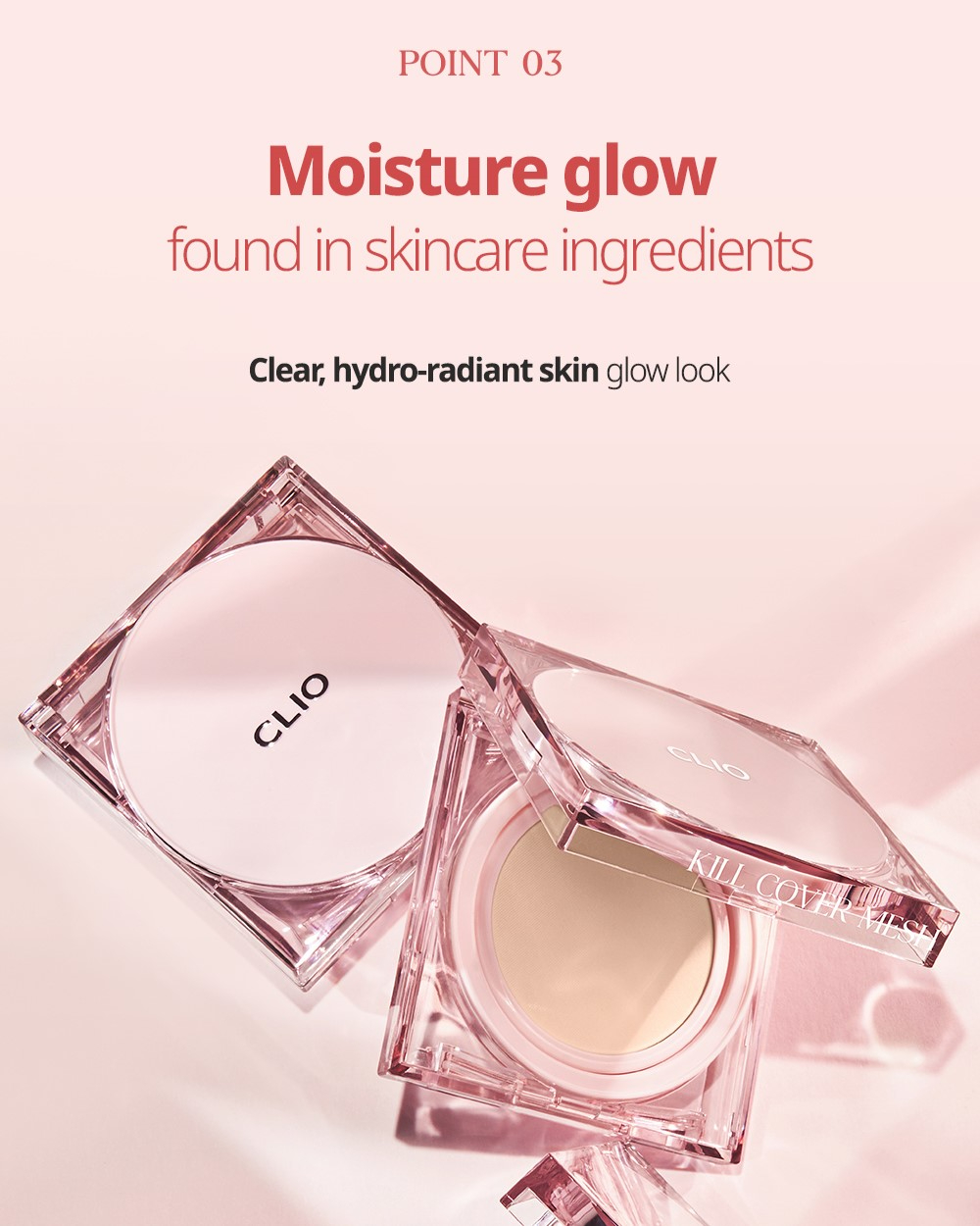 CLIO Kill Cover Mesh Glow Cushion SPF50+ PA++++ - 4 Colors to Choose ...