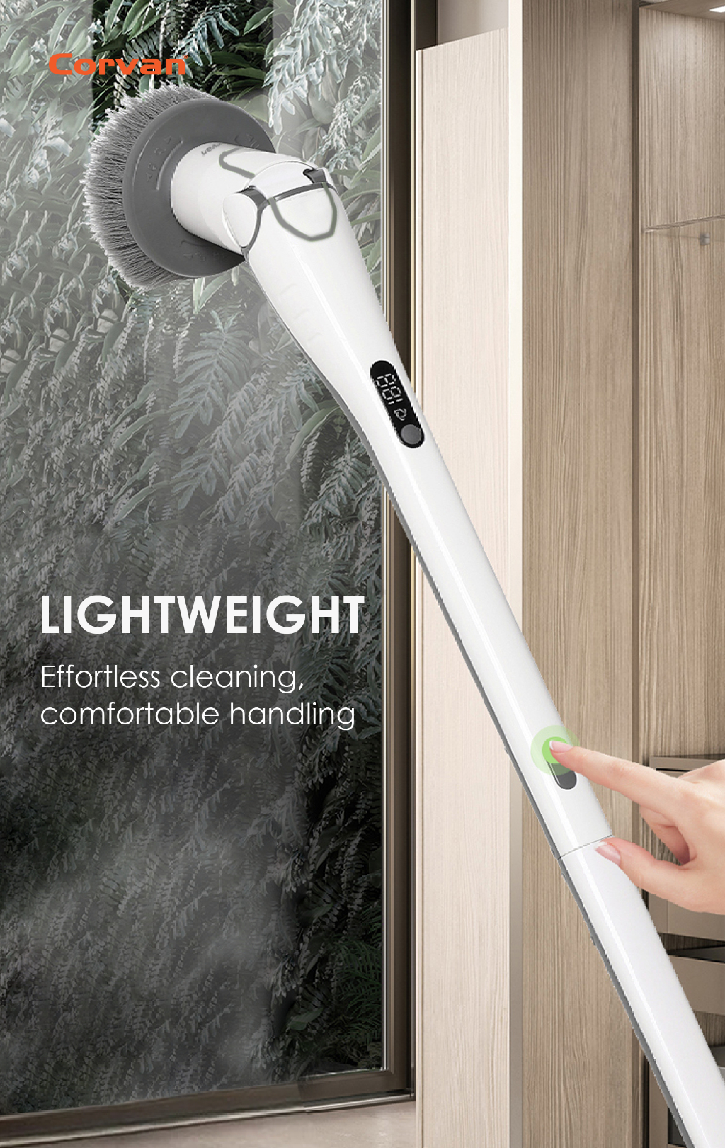 Corvan P8/P8Pro Electric Cleaning Brush | Power Scrubber | 65kgf.cm ...