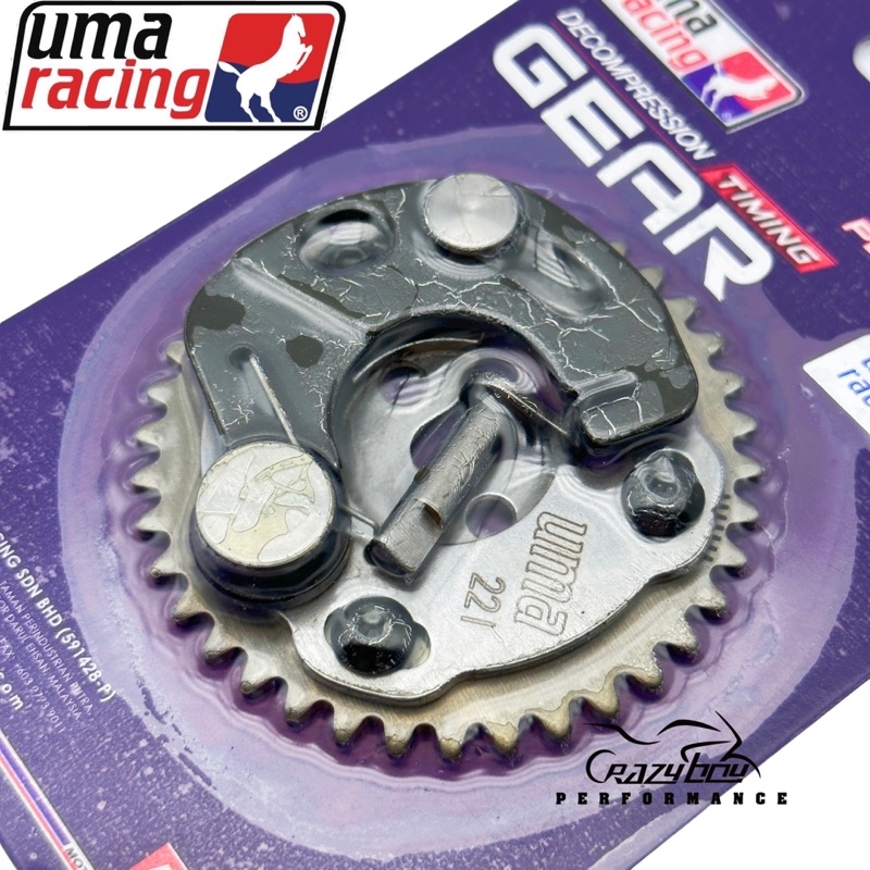 UMA RACING 100% ORIGINAL ADJUSTABLE TIMING GEAR DECOMPIN CNC Y15ZR ...