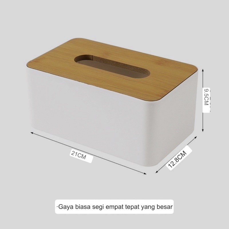 Mine Home Wooden Tissue Holder Box Storage Tissue box Bekas Tisu kotak ...