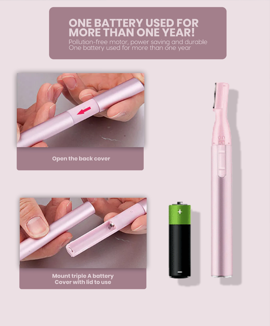 Baby hair Shaver Pencukur Rambut Baby Trimmer Shaver Machine Baby Hair ...