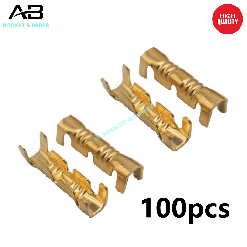 U Type Copper Brass Terminal Clip (100Pcs) | Shopee Malaysia