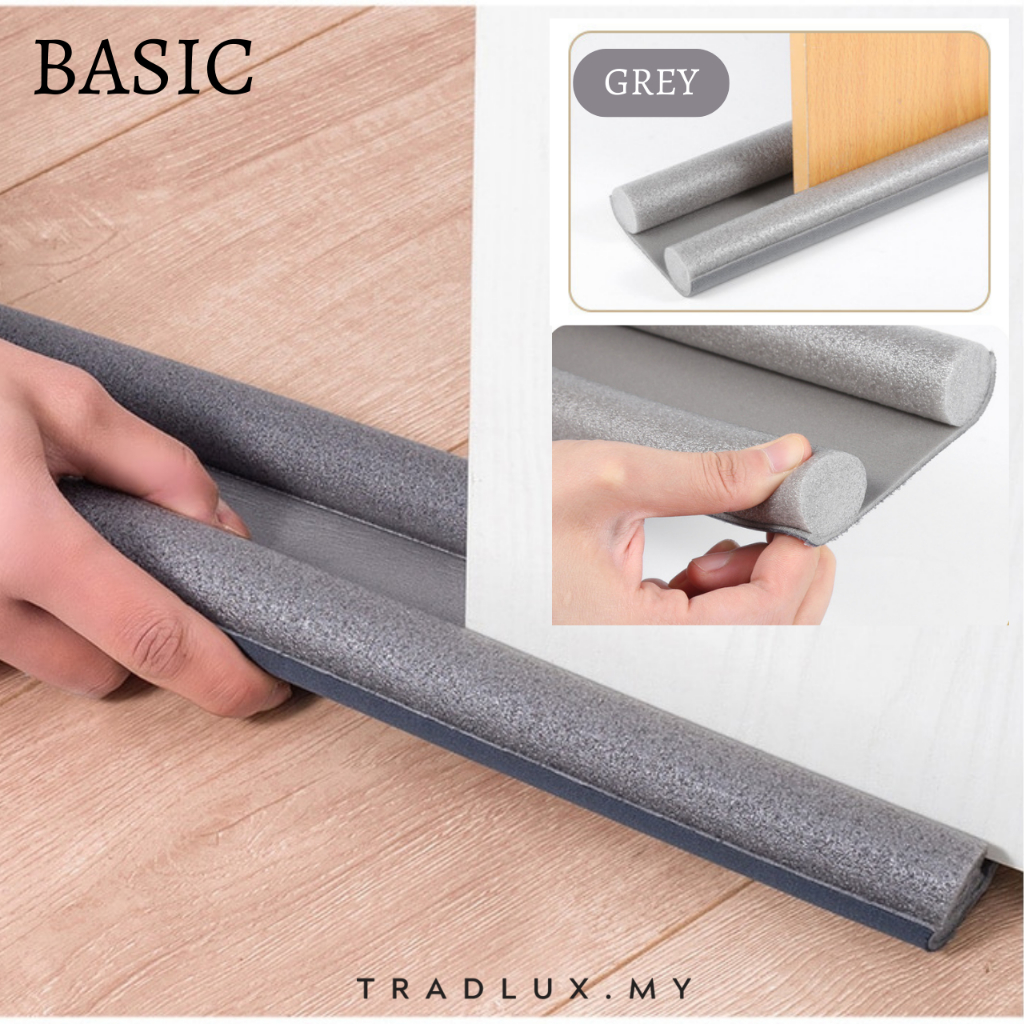 LEATHER Dust Sound Wind Proof Insect Blocker Door Twin Draft Stopper ...