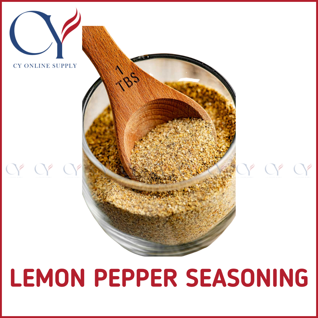 50G 100G 250G SERBUK LEMON PEPPER SEASONING / 柠檬胡椒粉 / PERASA LIMAU LADA ...