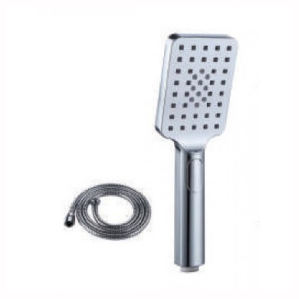 Saniware Hand Shower With Holder And Flexible Hose Square Hand Shower ...