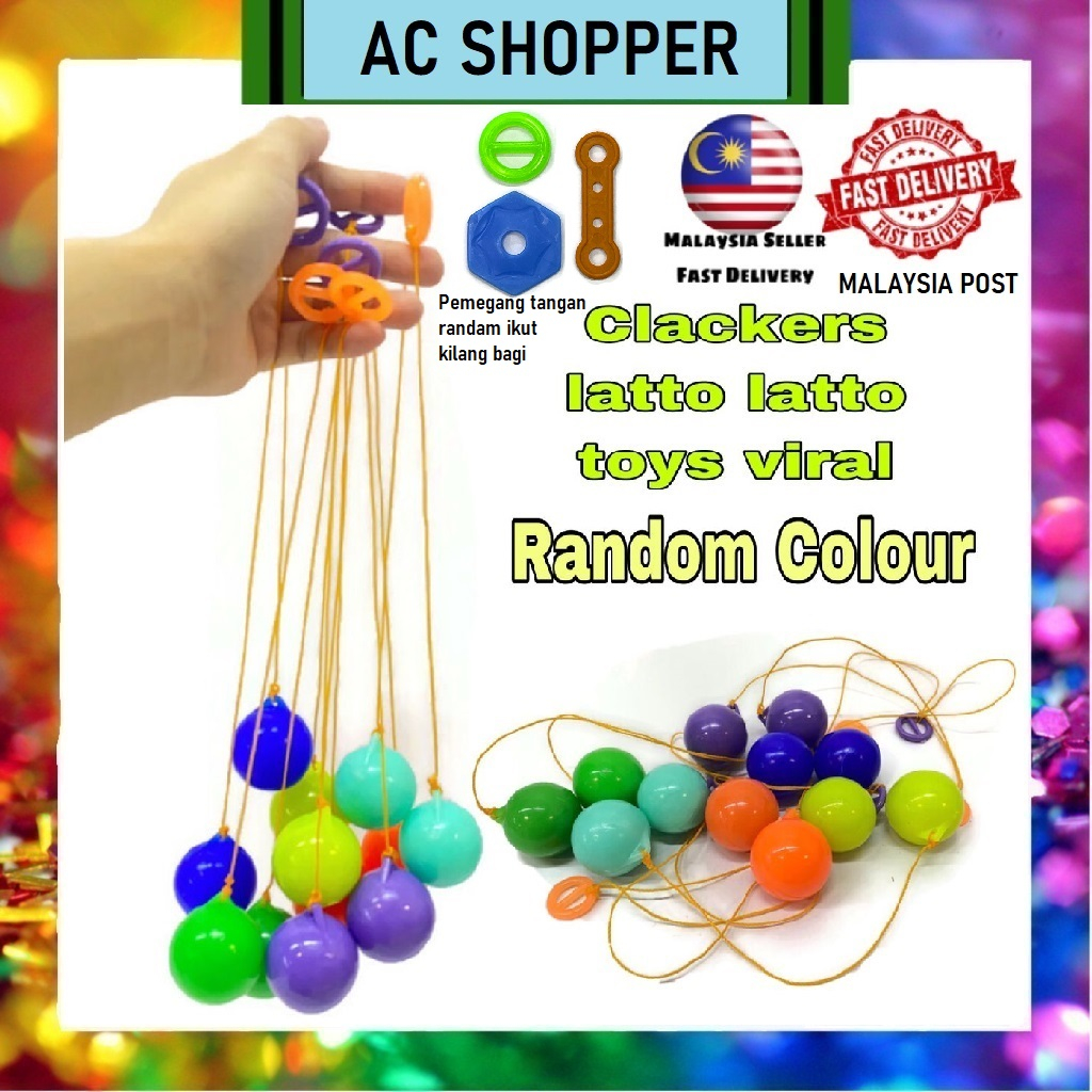 READY STOCK Lato-lato latok toy viral old school toy etek toy click ...