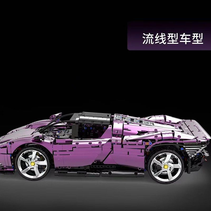TECHNIQUE: DAYTONA SP3 PURPLE/YELLOW/RED 1:8 SCALE BUILDING BLOCKS ...