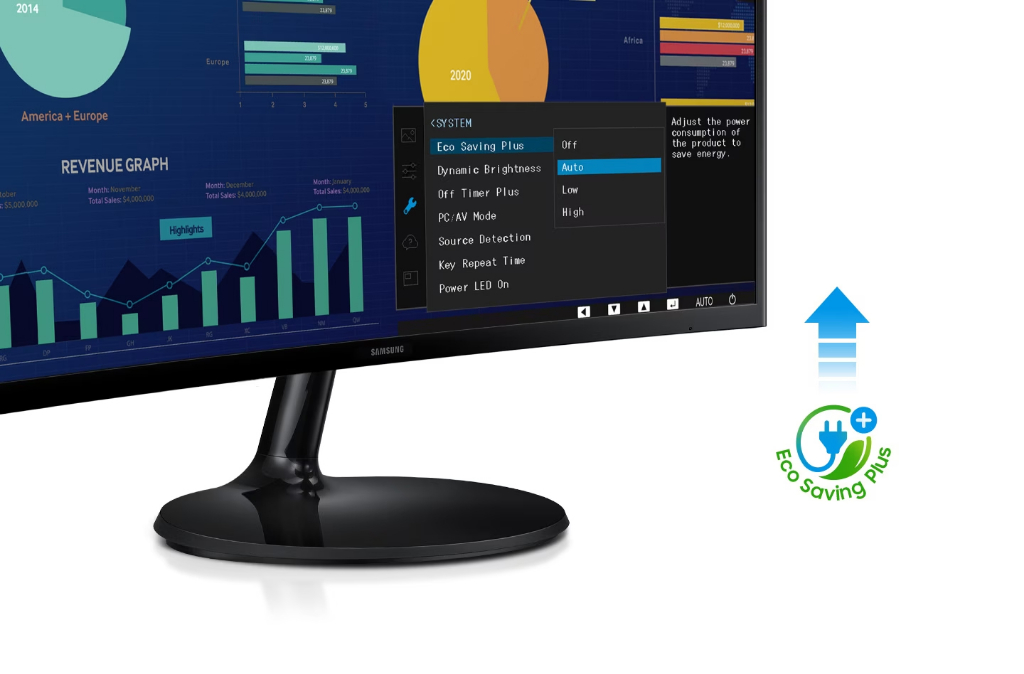 Samsung 24 LS24C360 LS24C360EAEXXS 4ms 60HZ AMD VGA Freesync HDMI ...