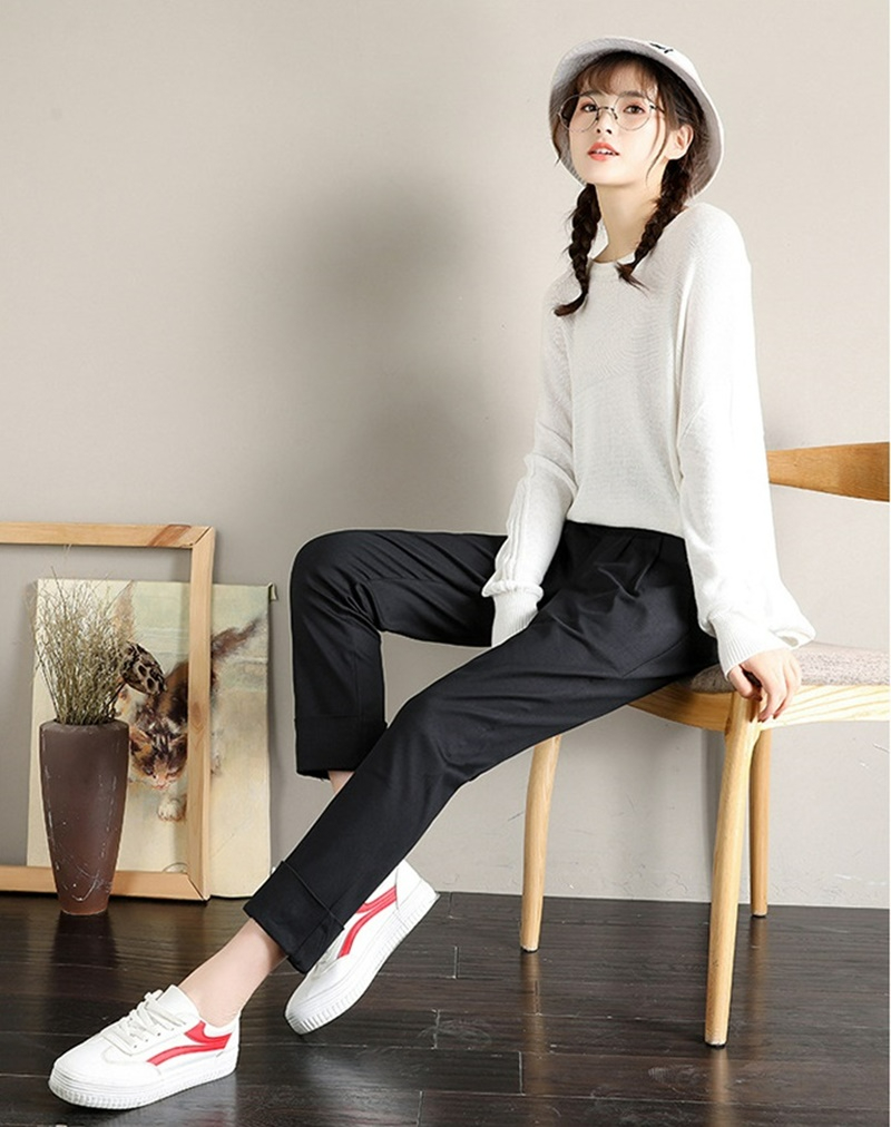Plus Size Maternity Pants Pregnancy Women Working Long Pregnant Trouser ...