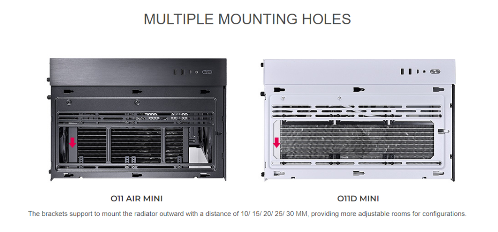 LIAN LI RB-001 RADIATOR OFFSET MOUTING BRACKET FOR O11 AIR MINI ...