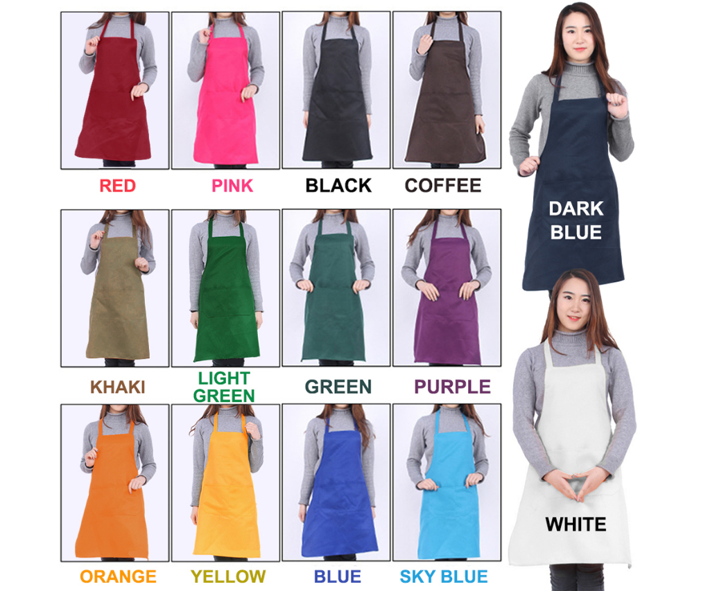 MIKAZE - CHICKY Hang Neck Apron Overall Apron Murah Apron Dapur Kitchen ...