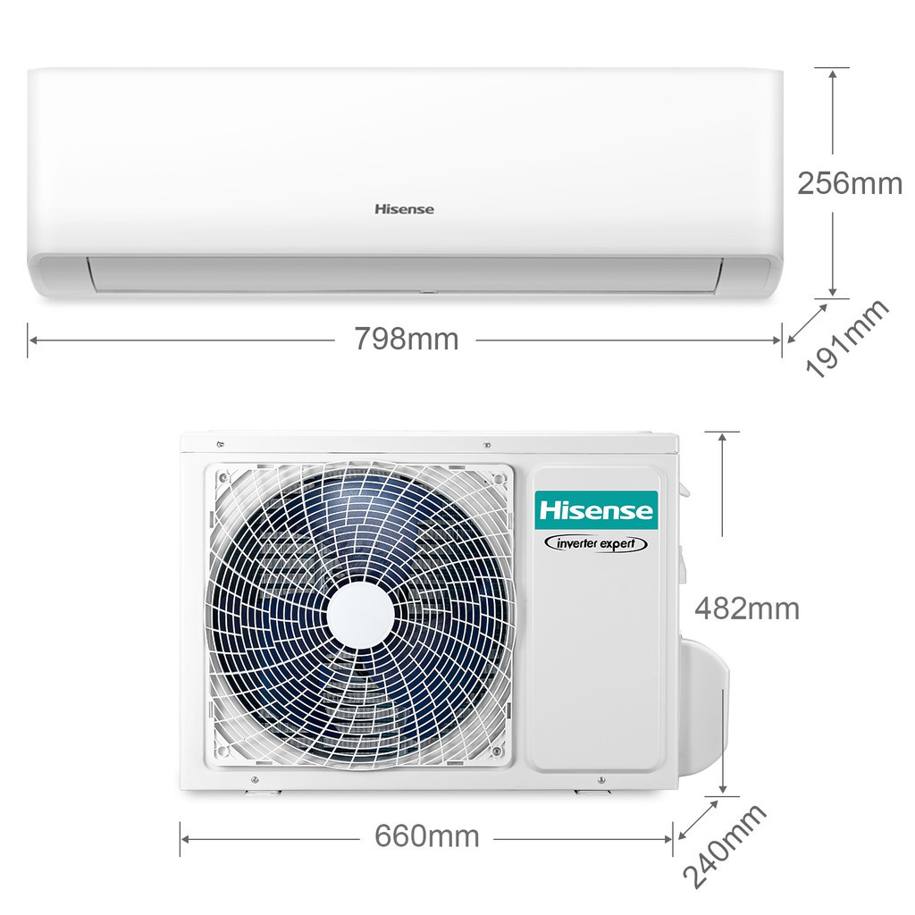 [Installation] Hisense 1.0HP Standard Non-Inverter Air Con R32 AN09CBG ...