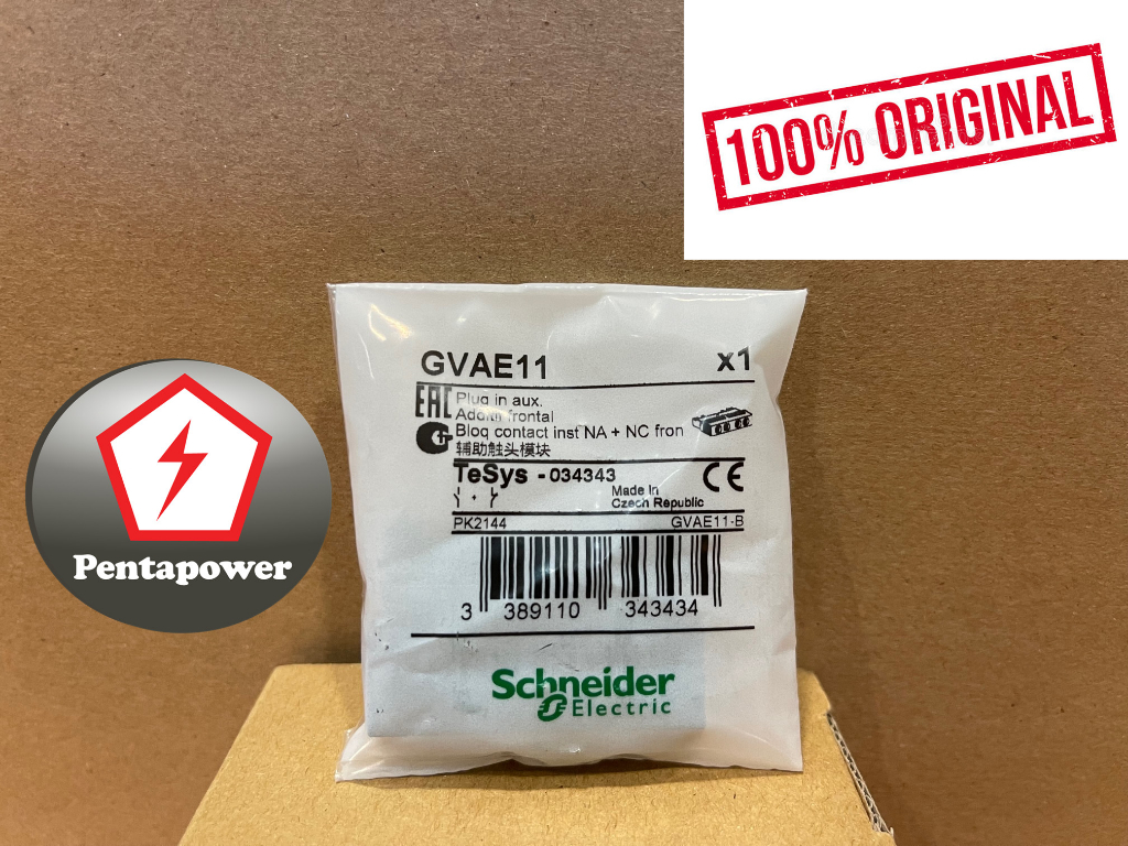 Schneider GVAE11 TeSys GV2 & GV3 - auxiliary contact - 1 NO + 1 NC ...