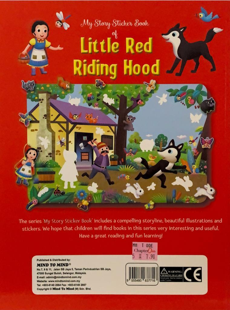 [Mind To Mind] My Story Sticker Book of Little Red Riding Hood / Beauty ...