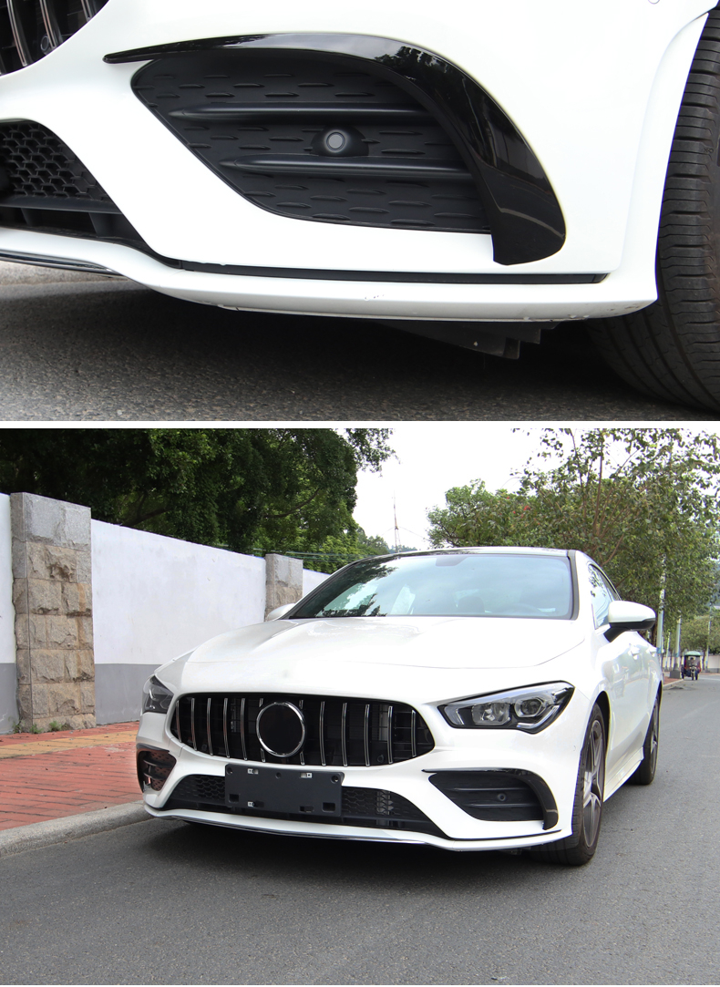 Mercedes W118 Canard CLA250 CLA300 CLA35 CLA45 ABS front bumper ...