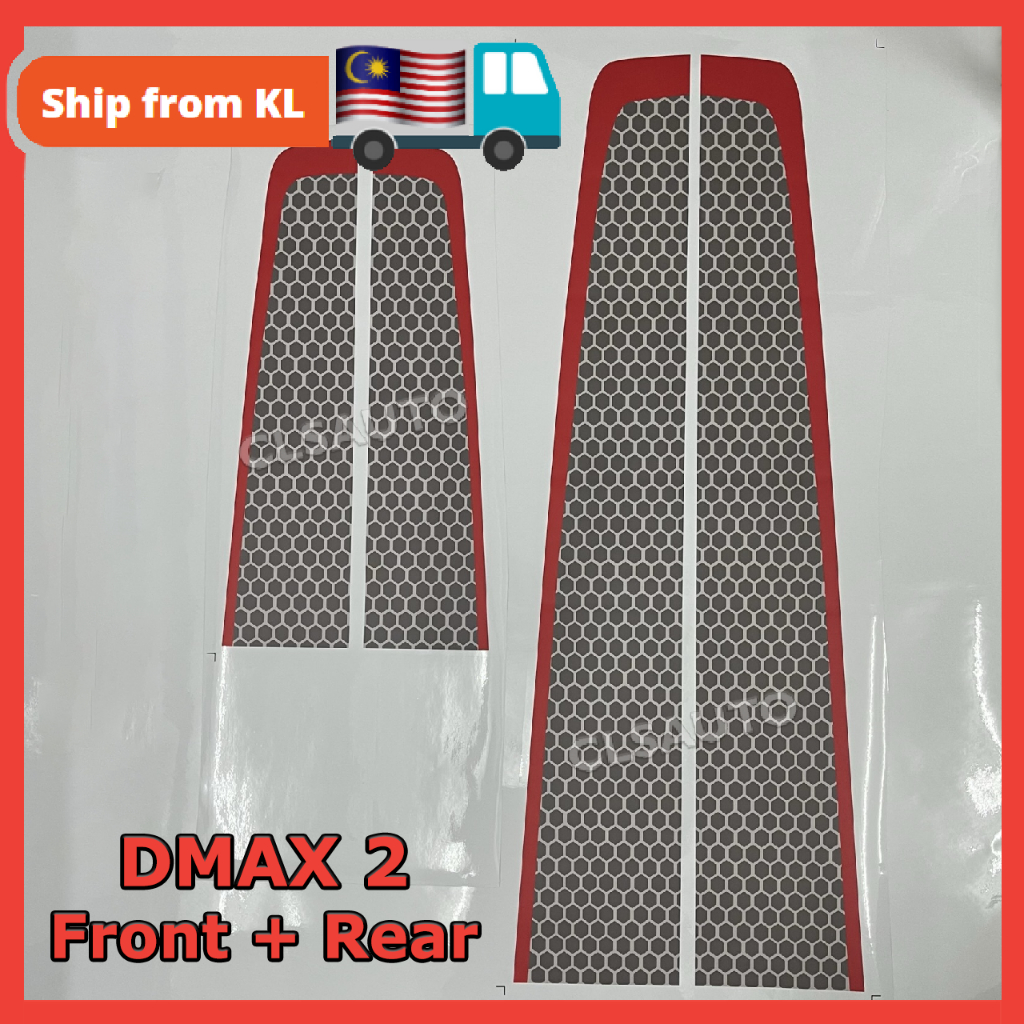 ISUZU DMAX Car Sticker Body Side Front Rear Decal - DMAX 02 | Shopee ...
