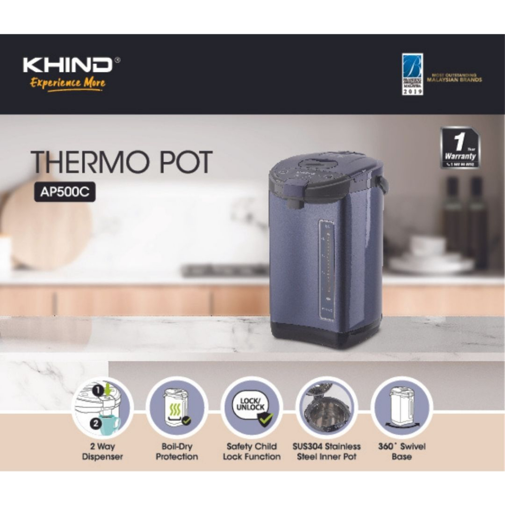 Khind AP500C Thermo Pot 5L | Shopee Malaysia
