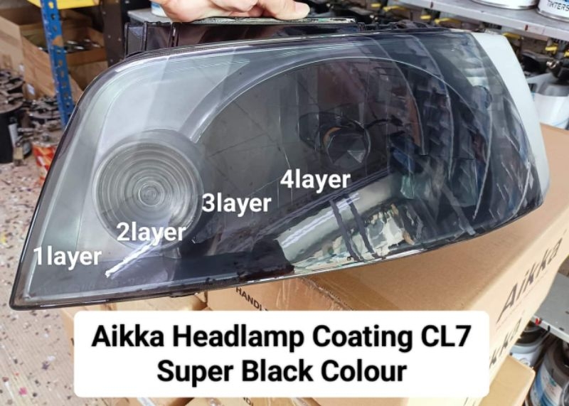 Aikka Headlamp Color Lens Clear Lampu Tin Spray ⭐️ Lampu Renew Custom ...