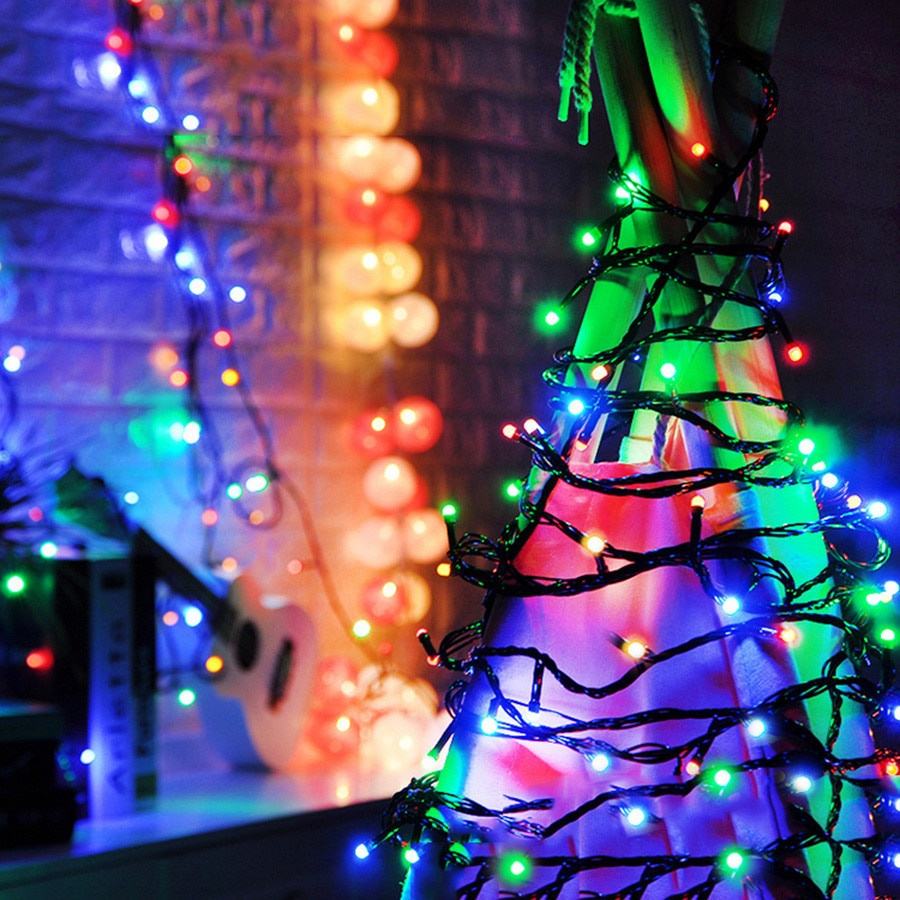 🌙2025 Viral 20 Meter LED Lampu Raya Panjang Plug Fairy String Light ...