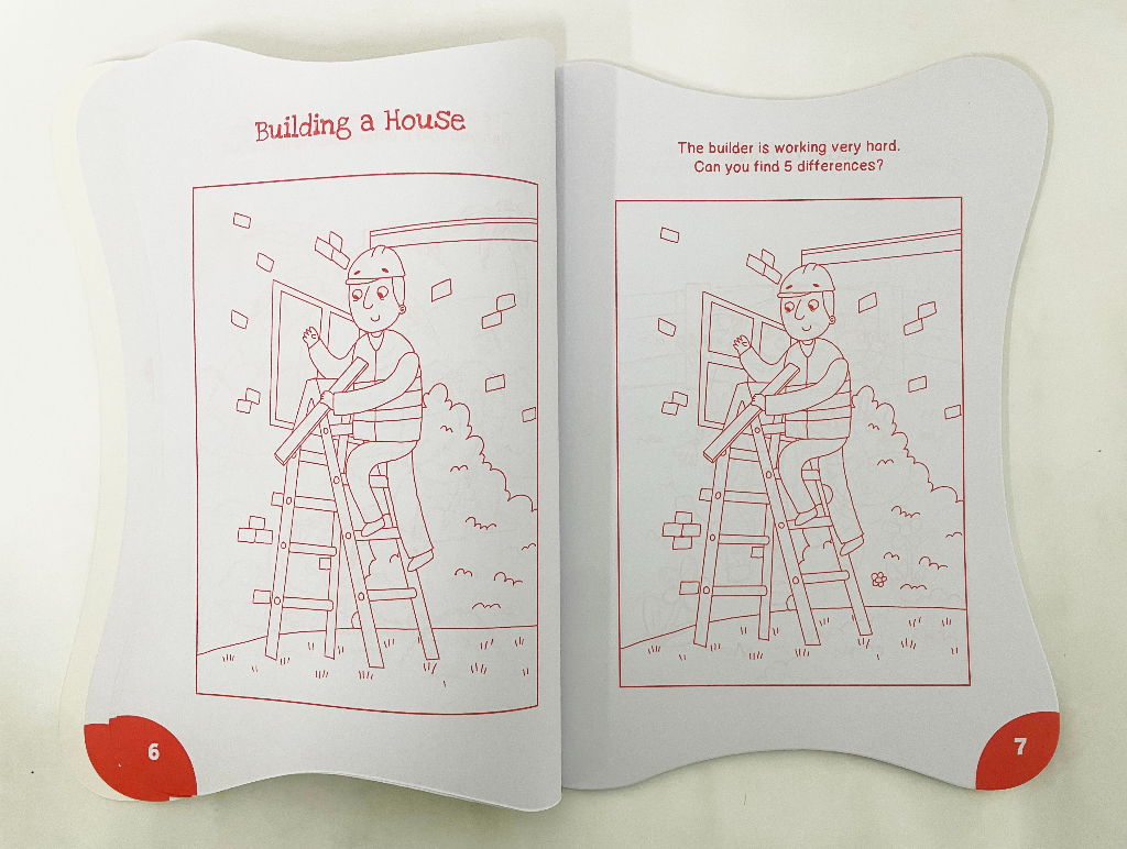 Awesome Spot the Difference Activity Book For Kids with 250 Differences ...