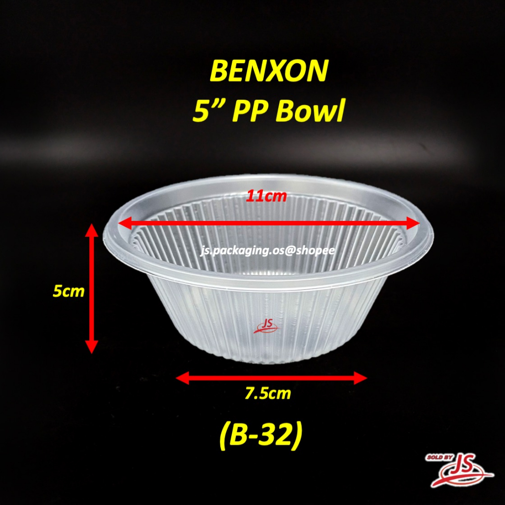 Bowl Disposable PP Plastic Bowl 4"/5"/6" [50/100pcs±] Mangkuk Plastik ...