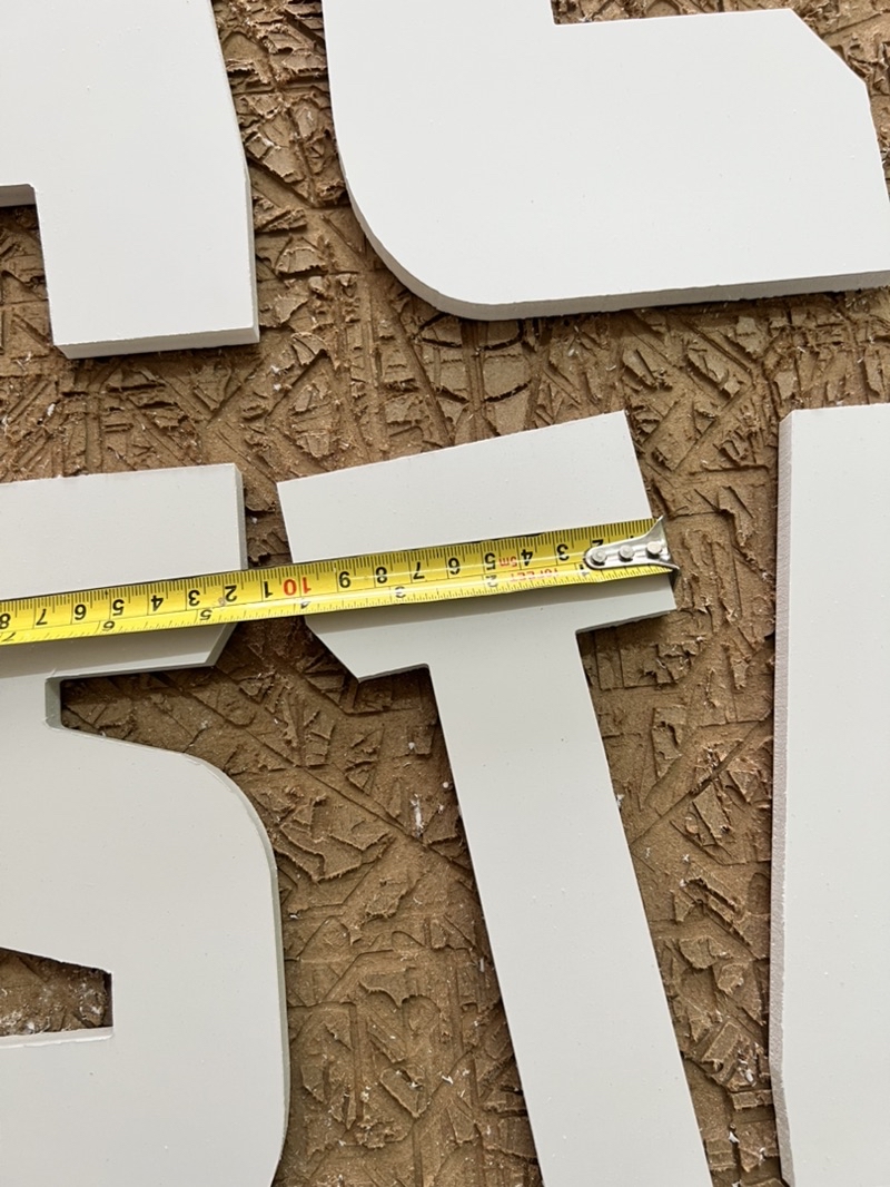 Custom PVC 3D Logo Signage | 3D Lettering [ Q-Z ] | PVC Foam Board | UV ...