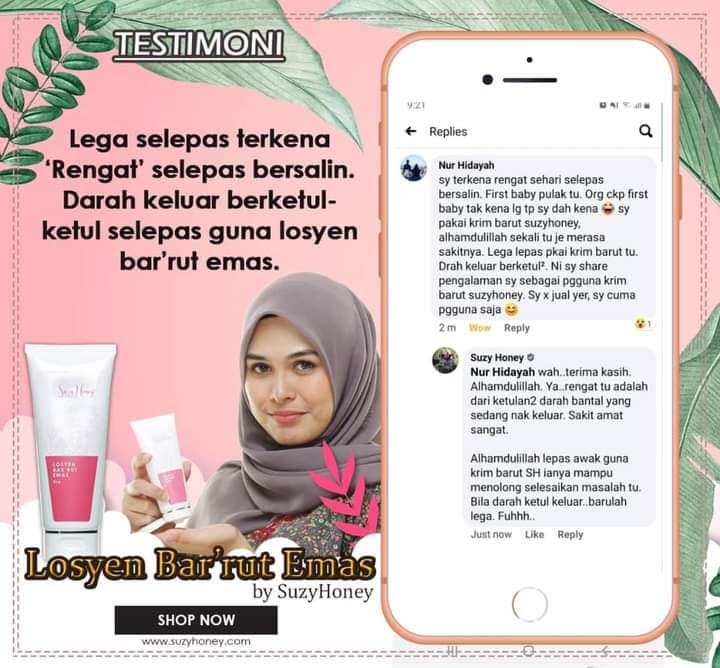 UMMIALYA MANDIAN BUNJUT DAUN SEROM SET PANTANG Daun Serum Set Bersalin ...