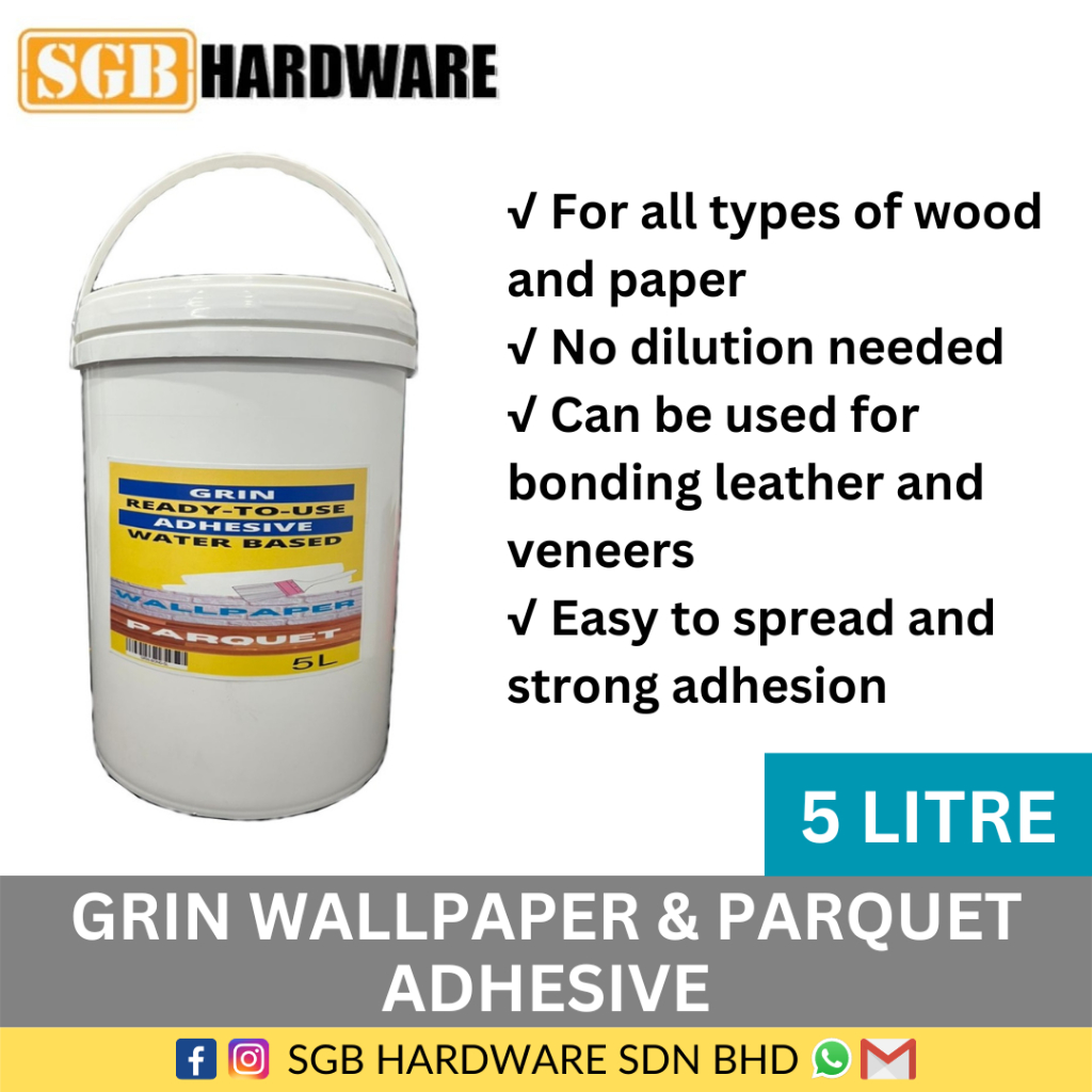 PYE Bond - Adhesive Latex Glue - 4kg / GRIN Wallpaper & Parquet ...