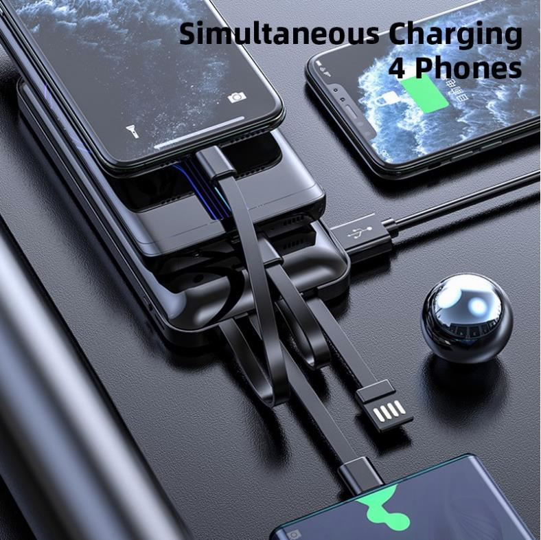 50000mAh Full Capacity Original Power Bank Fast Charger Dual USB Slim ...