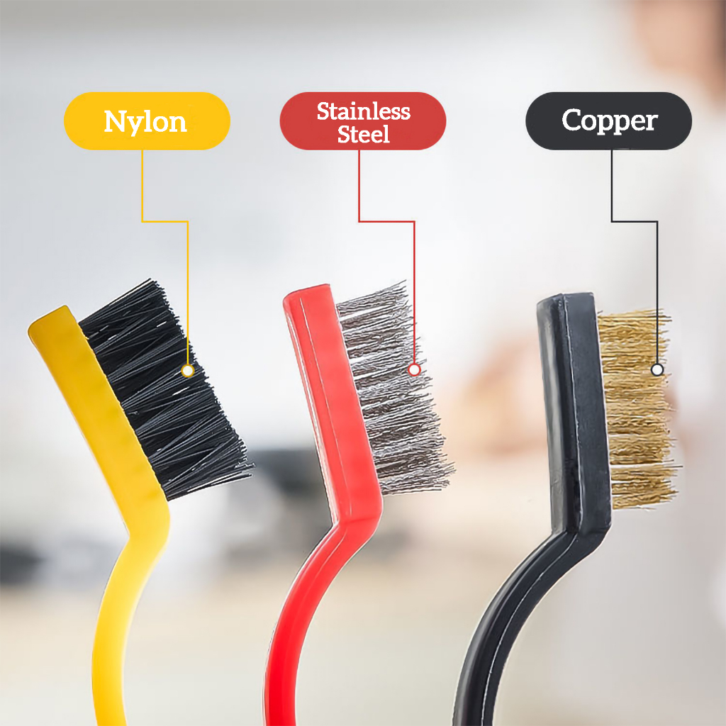 Kitchen Brush Wire Brush Set for Cleaning And Rust Removing Industrial ...