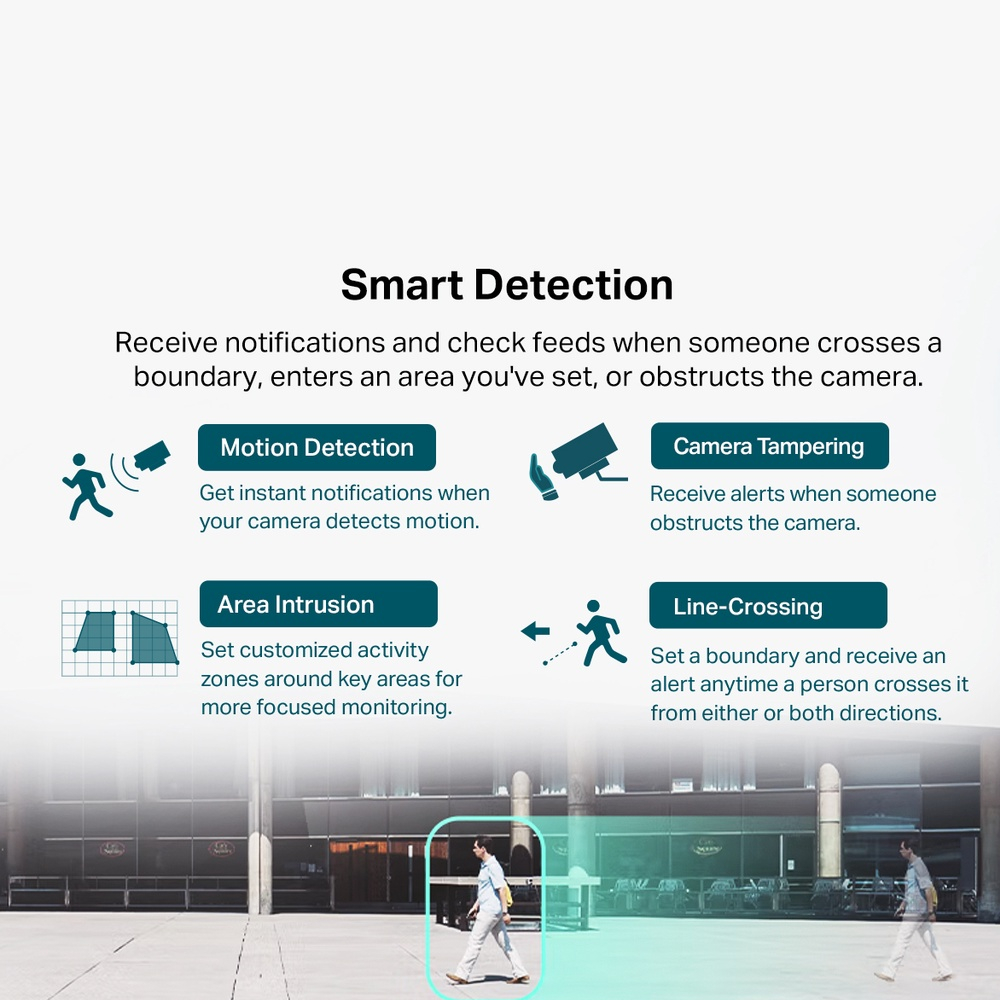 TP-Link Indoor AI CCTV Wire & Wireless Ultra-High Definition IR Turret ...