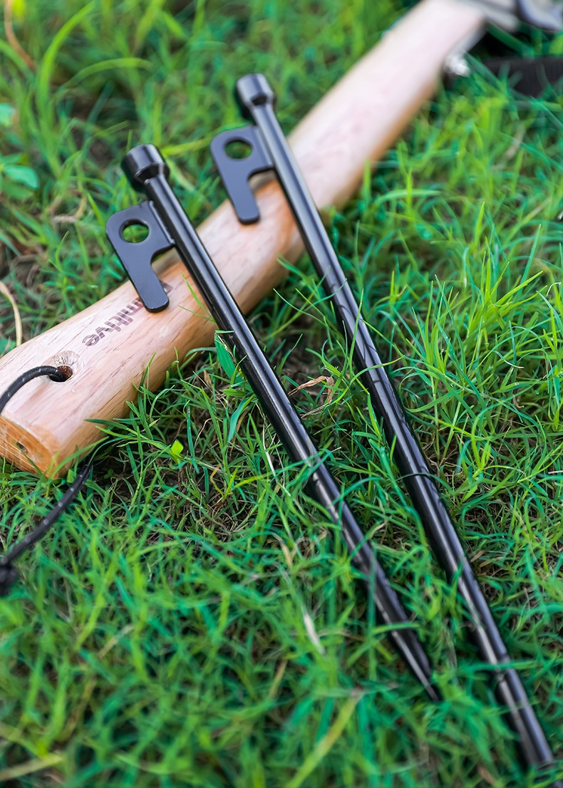 Camping Tent Nail /heavy-duty black steel metal tent pin camping pile ...