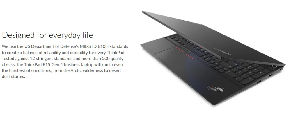 Lenovo ThinkPad E15 Gen4 Laptop 21E6000EMY | i7-1255U | 8GB Ram 512GB SSD | 15.6" FHD | Intel ...