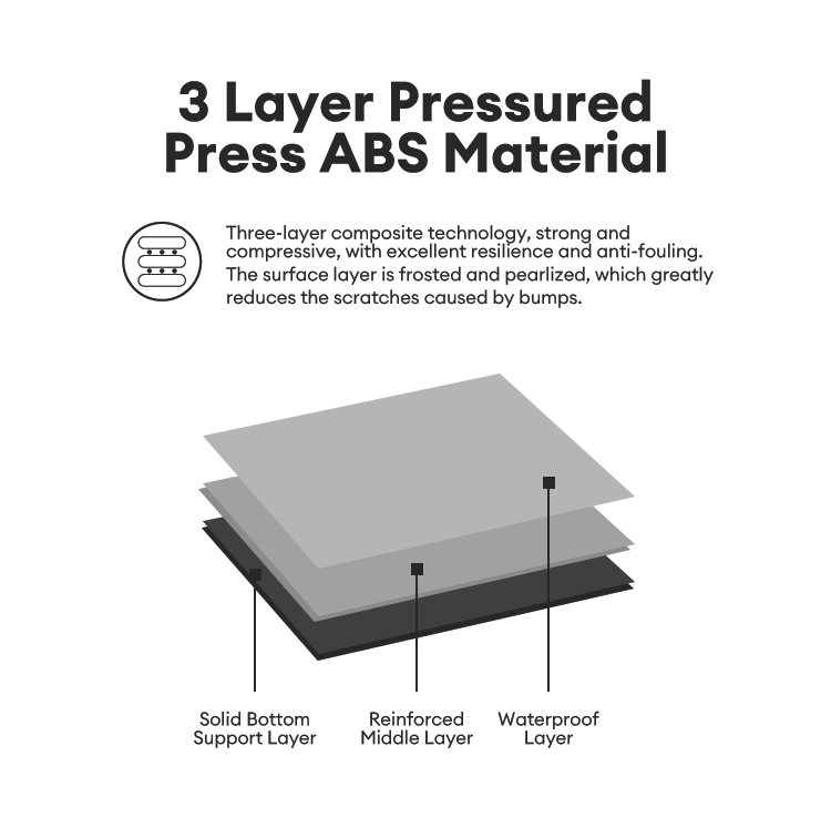 Case Valker Taro 12 inches ABS Cosmetic Case Travel Luggage Bag (12 ...