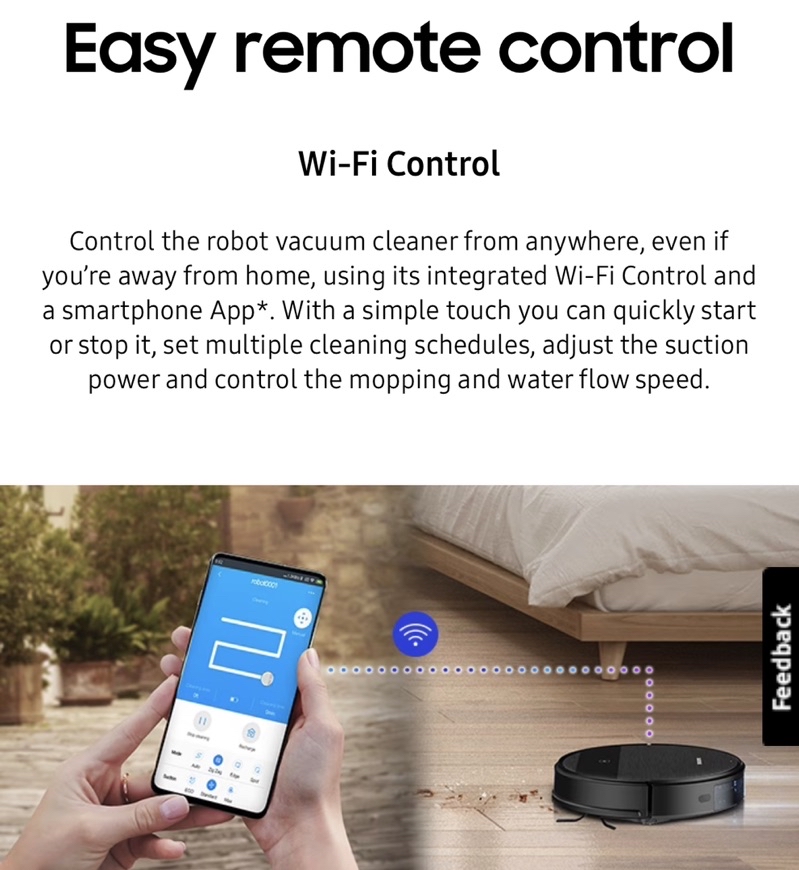 Samsung Robotic Powerbot Vacuum 2 In 1 Vacuum Cleaning And Mopping ...