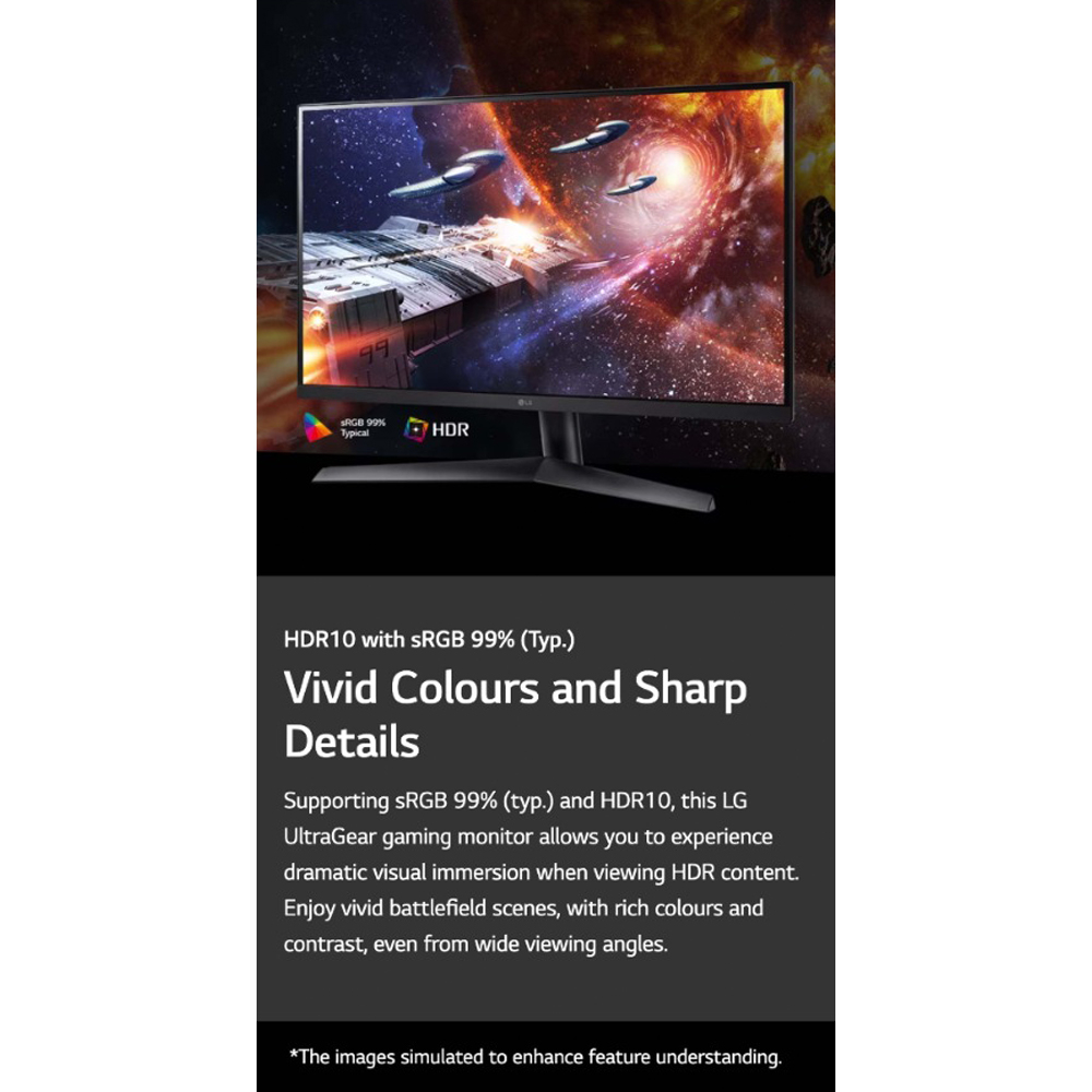 LG-27GN60R 27” UltraGear™ Full HD IPS 1ms (GtG) Gaming Monitor with ...