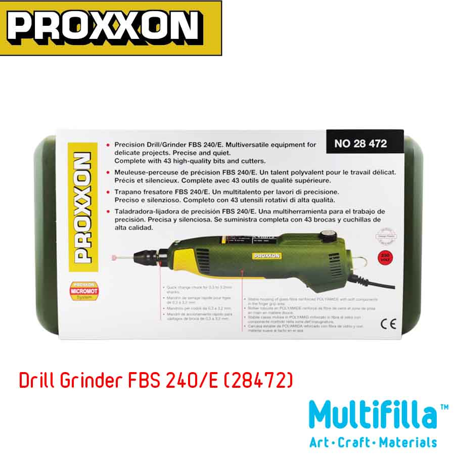 Proxxon Precision Drill Grinder FBS 240/E (28472) - Hand Drill Machine ...