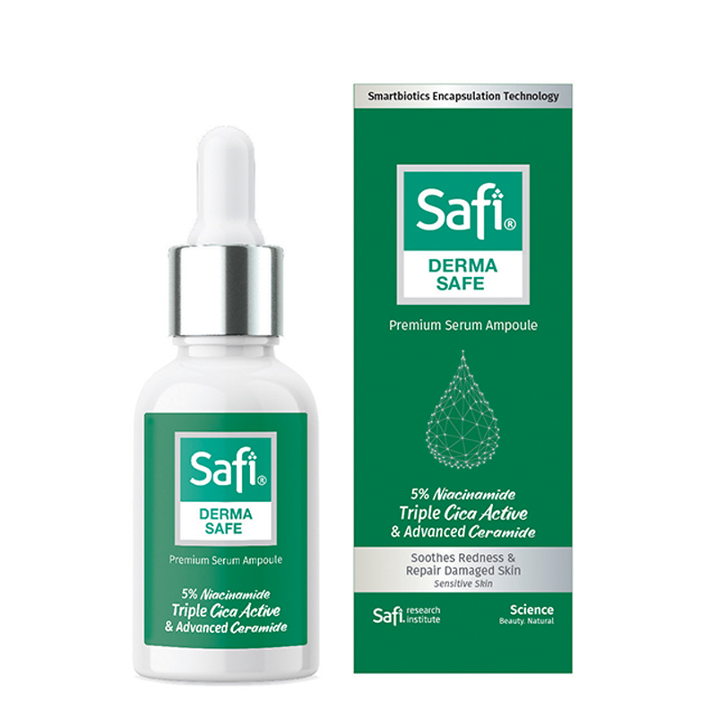 Safi Dermasafe Premium Serum Ampoule 30ml 5% Niacinamide Triple CICA ...