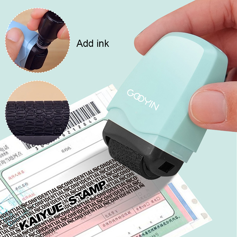 🔥Confidential Seal Data Protection Roller Security Stamp Roller Privacy ...