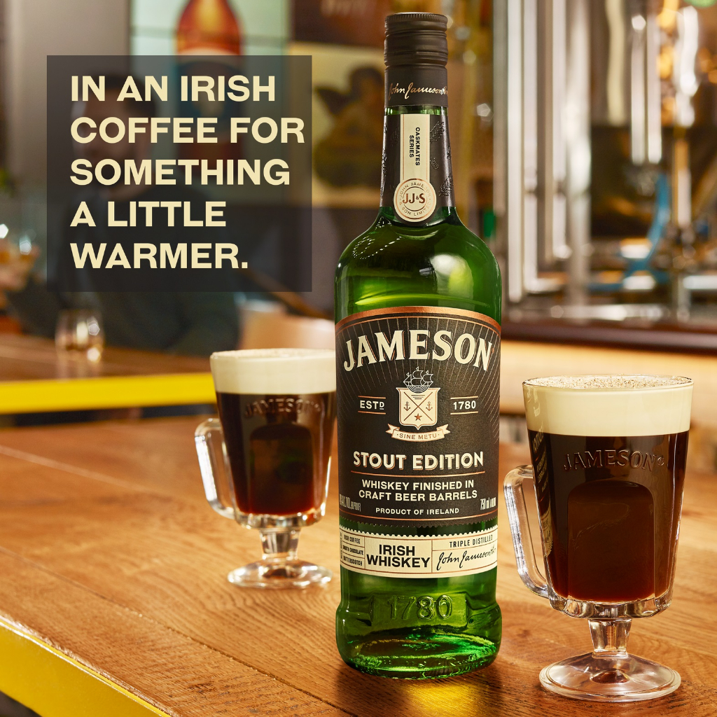 Jameson Irish Whiskey Caskmates Stout Edition Finished In Craft Beer ...
