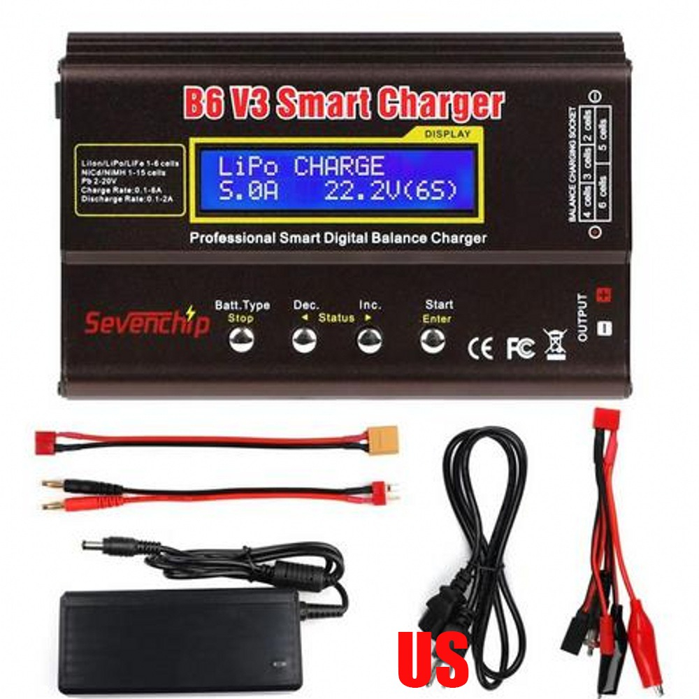 iMAX B6 V3 80W 6A Smart Balance Fast Charger Discharger ( Smart Lipo ...